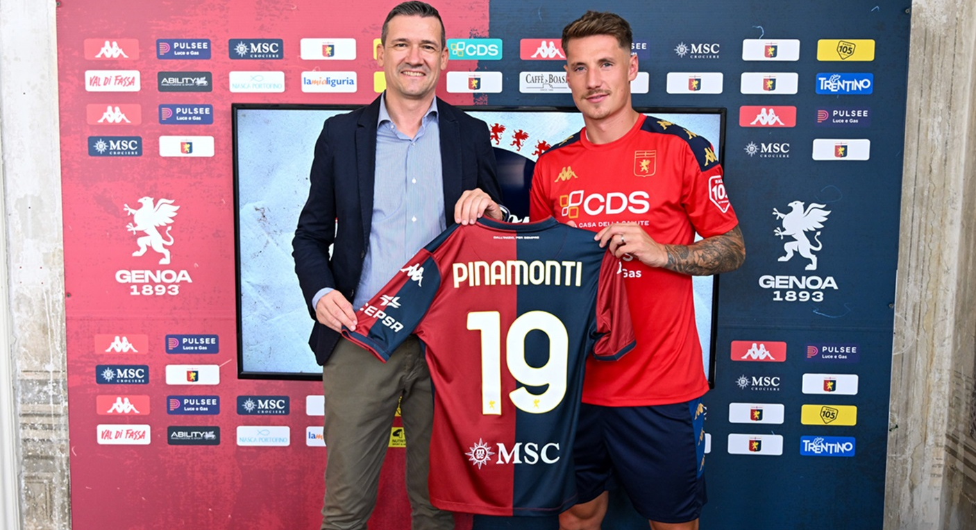 Andrea Pinamonti è un giocatore del Genoa - Genoa Cricket and Football ...